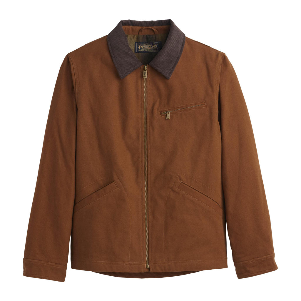 Tahoma Canvas Trucker Jacket Whiskey – Jackson Hole Pendleton